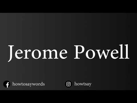 How To Pronounce Jerome Powell