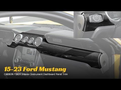 Extreme Online Store For 2015-2023 Ford Mustang Carbon Fiber Tape On Interior Panel Trim Pieces Kit