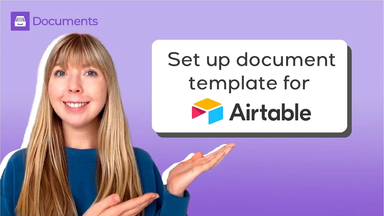 How to create a template for Airtable document generation [Classic templating syntax]