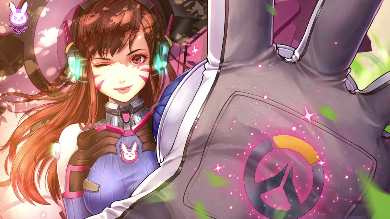 D.Va Chilling - Overwatch [4K] (Wallpaper Engine)