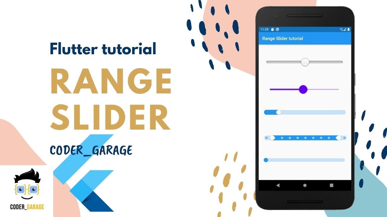 How to have Range Slider in Flutter | Flutter tutorial for beginners