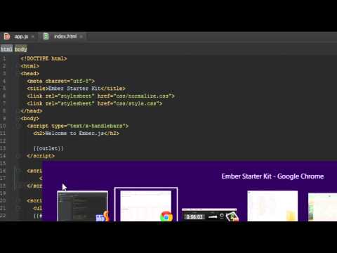 Mastering Ember Js - 25 Nested Routes Video Lecture - Build Web ...