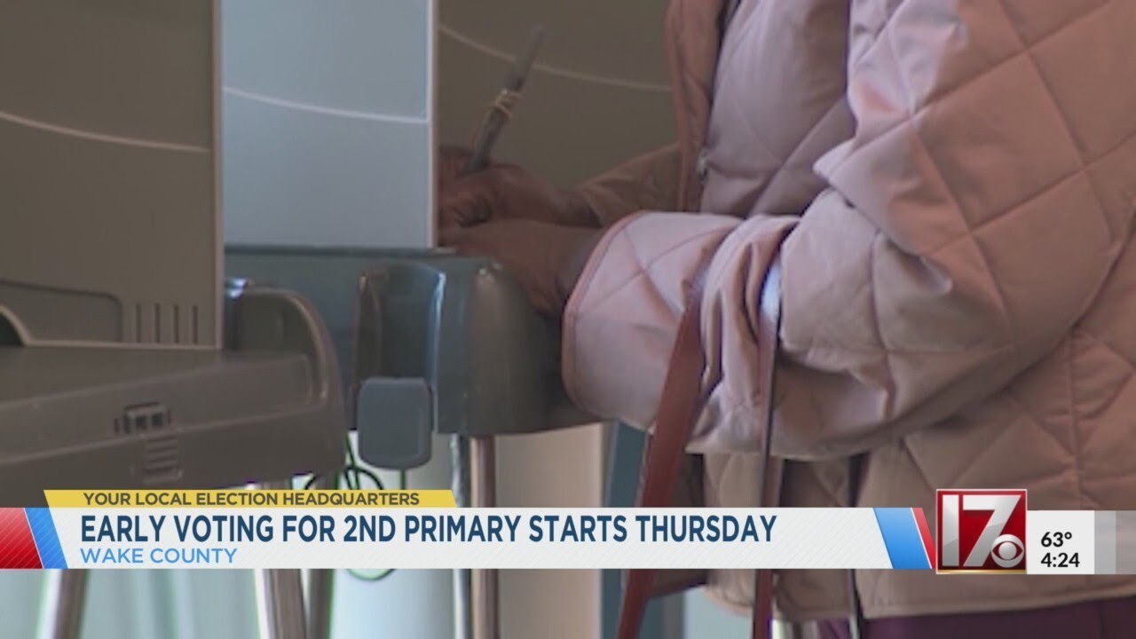 NC early voting slated to begin Thursday in Wake County