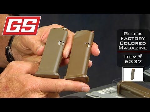 Lenny shows the new Glock Factory Colored Magazines