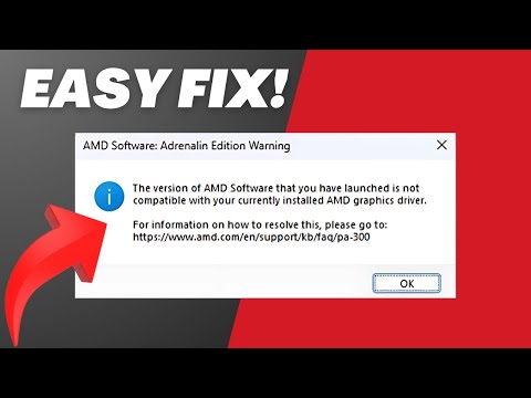 How To Fix AMD Software Incompatible | FAST AND EASY!