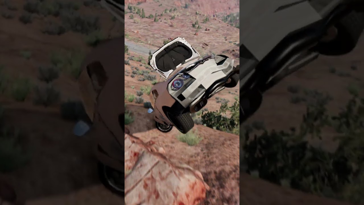 Nissan GT-R flashbacks... #beamng #crash #kerosene #nissan #gtr #r35 #flashback