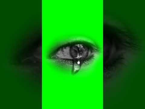 Free to use #sad Emoji green screen effect - #crying eye - Green Screen EMOTION EYES