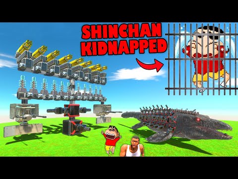 SHINCHAN Got KIDNAPPED in Animal Revolt Battle Simulator with CHOP