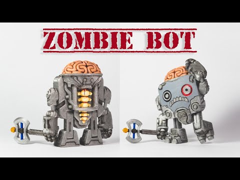 STL file Zombie Bot 🧟 ・3D printable design to download・Cults