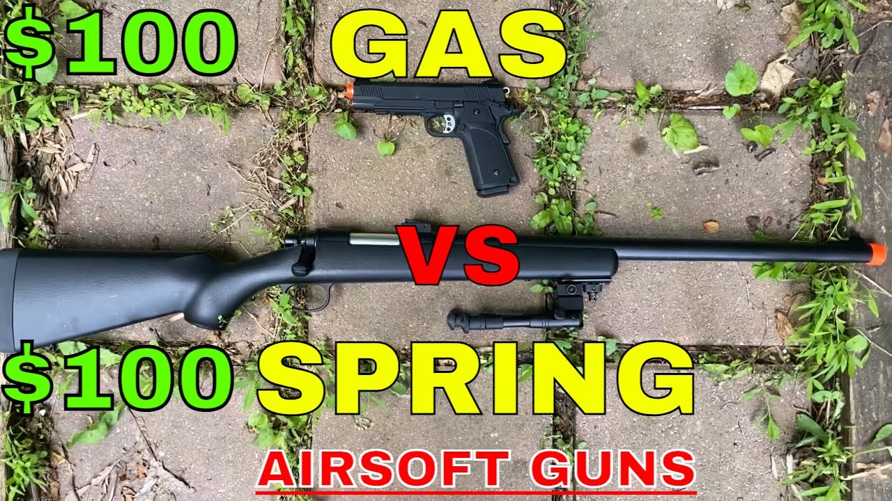 GAS VS SPRING - Airsoft Guns