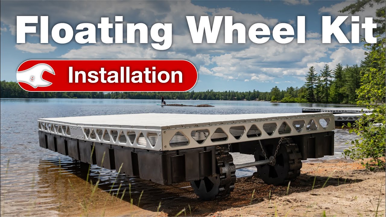 Wheel Kit for Floating Dock Installation - CanadaDocks