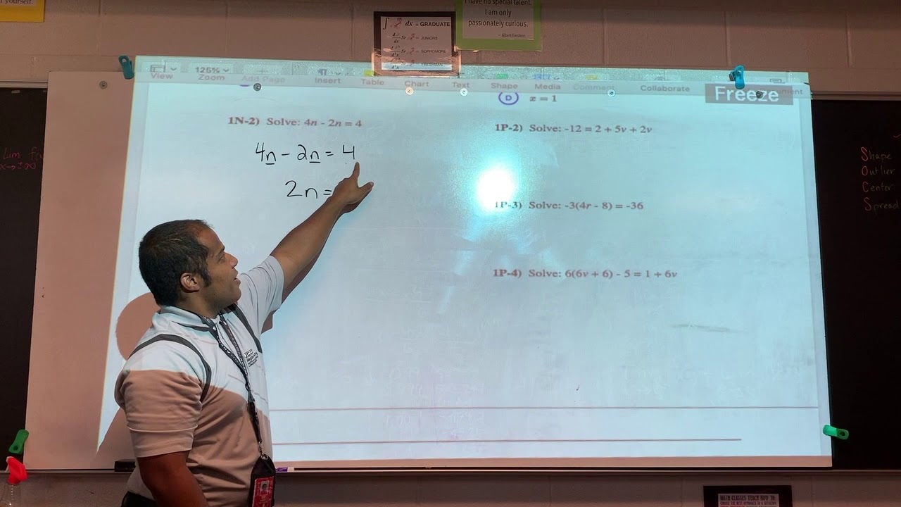 Solving Linear Equations: Level 1   Guided Notes 2