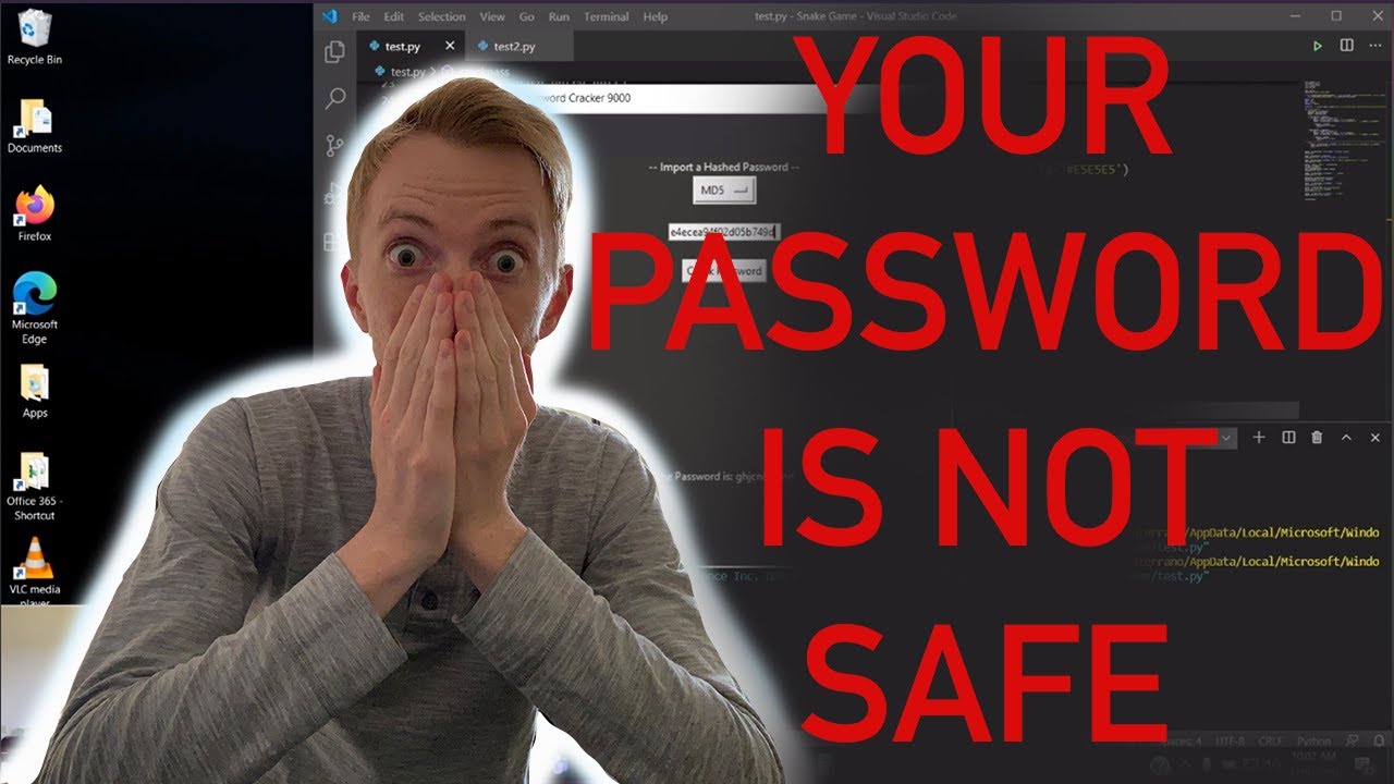Cracking SHA-1 passwords with Python (GUI)