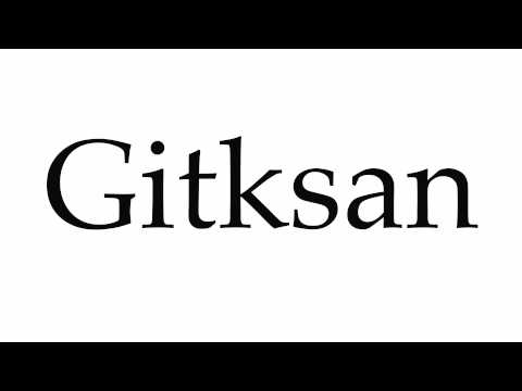 How to Pronounce Gitksan