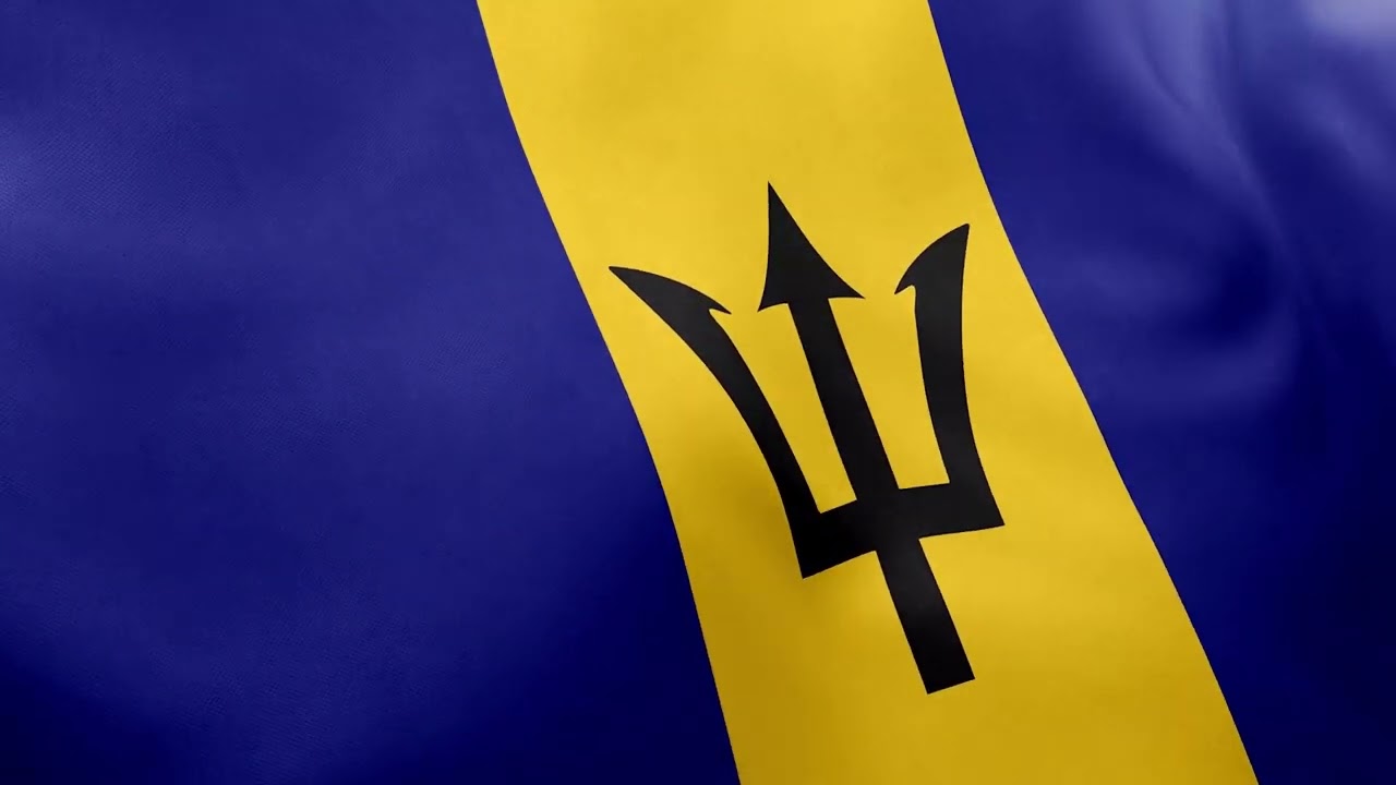 BARBADOS - Waving Flag Loop 4K