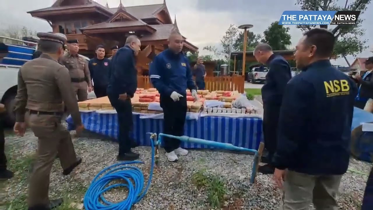 3.6 Million Meth pills seized in Chonburi in one of the biggest seizures of 2025