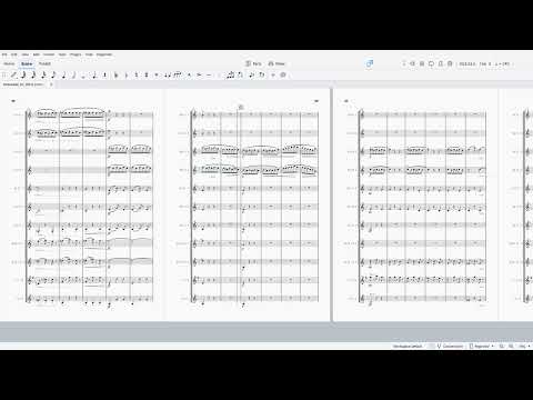 Clarinet Choir Sheet Music: Score and Parts - Serenade for | Reverb