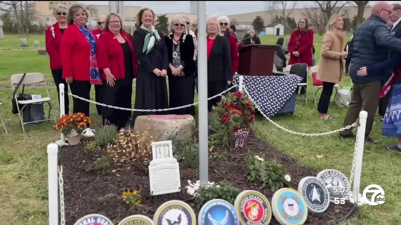 'Never Forget Garden' blooming in Wyandotte for Veterans Day
