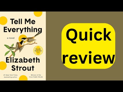 Tell Me Everything by Elizabeth Strout | Thought-Provoking Novel Review & Summary