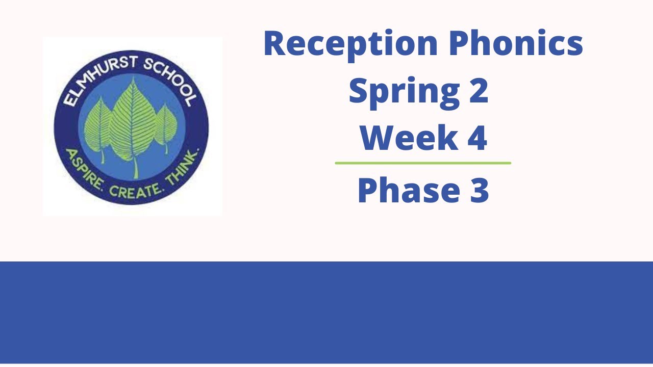 Reception Phonics | Spring 2 Week 4 | Phase 3