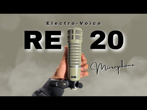 Electro-Voice RE20 Dynamic Mic – Broadcast / Vocals / Kick / | Reverb