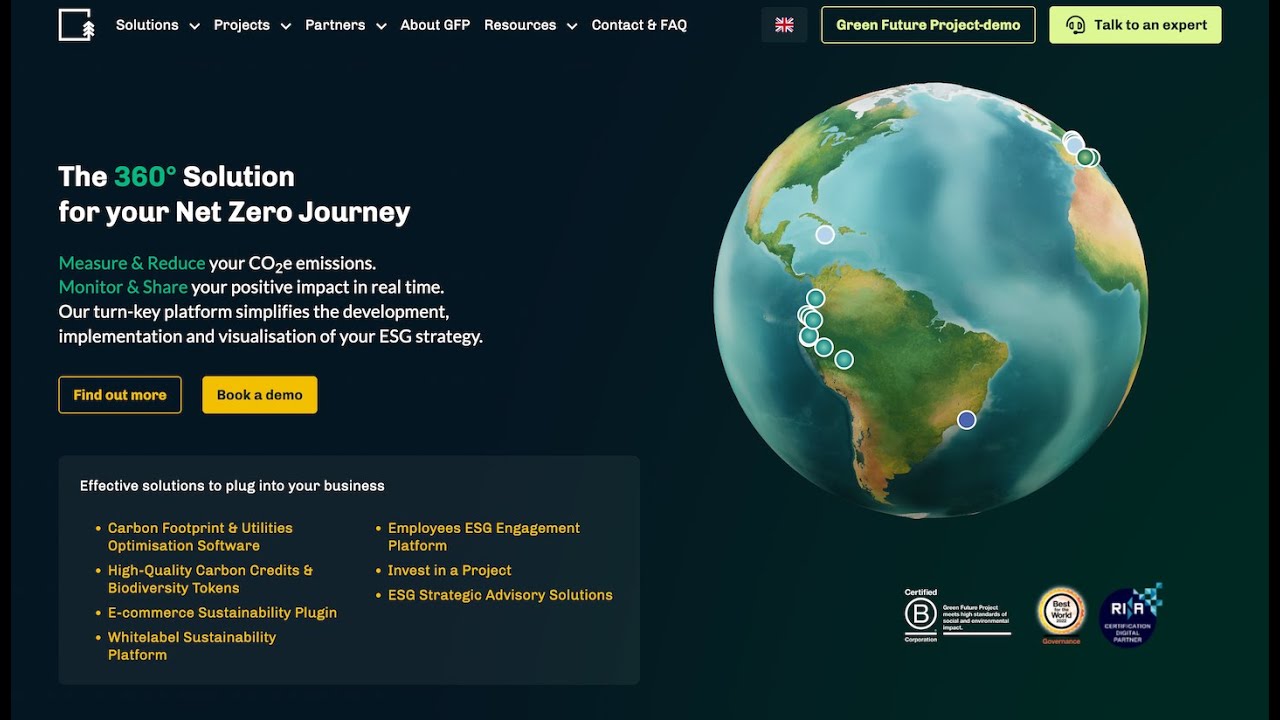 GFP's Carbon Footprint and Utilities Optimisation Software and Dashboard Platform - English Version