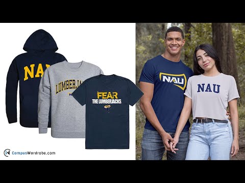 NAU Northern Arizona University Lumberjacks - NCAA T-Shirts Hoodies Sweatshirts Hats Crewnecks