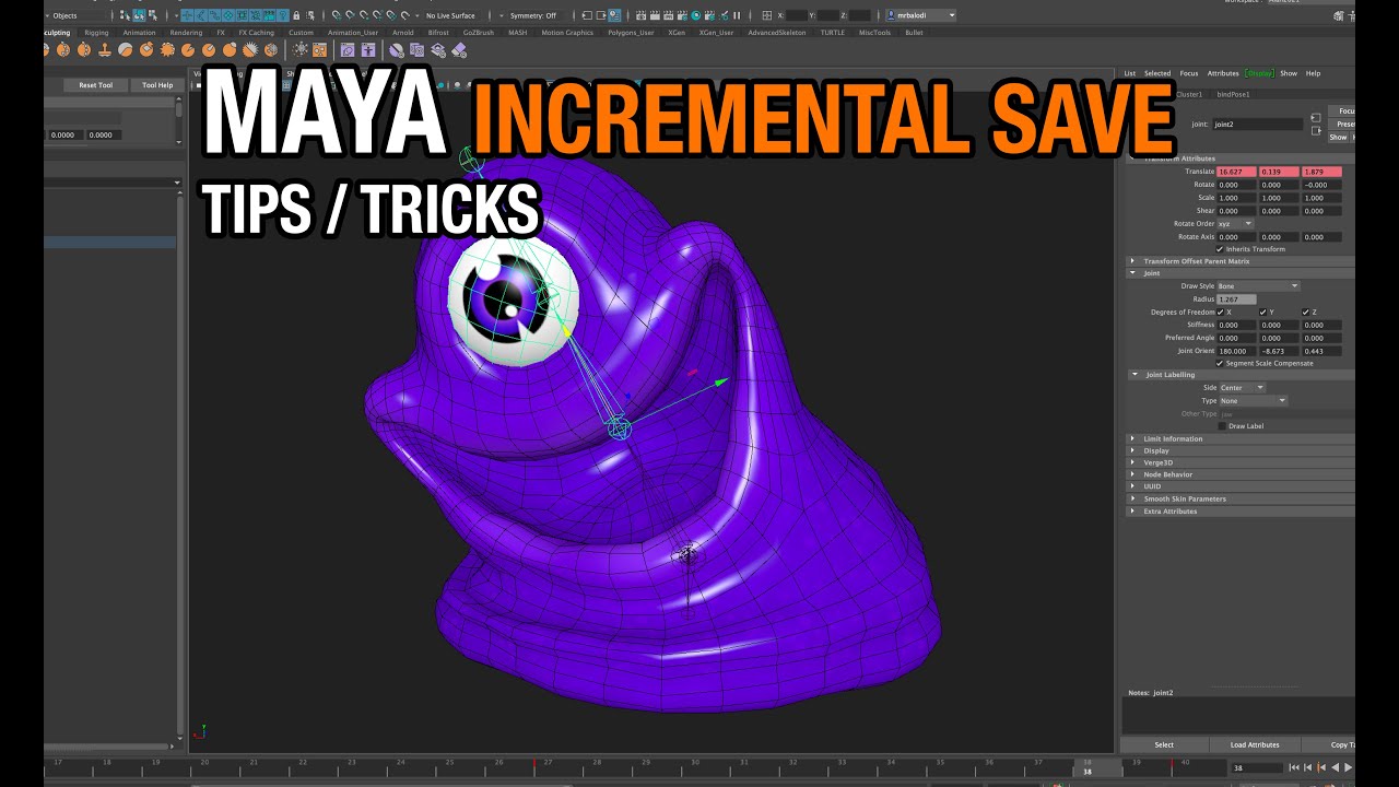 Incremental Save - Maya Tips and Tricks