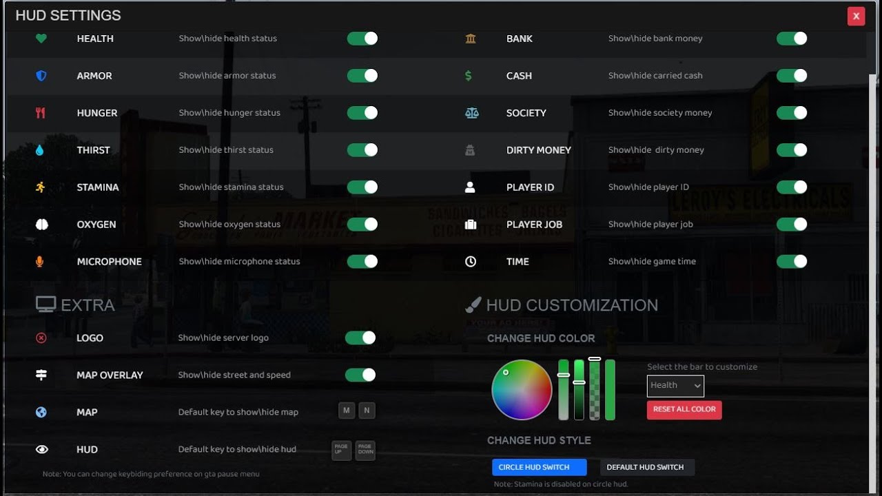 OC Hud | FiveM Assets