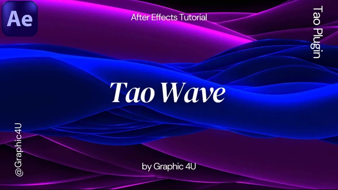 Trapcode Tao Wave Background   After Effects Tutorial
