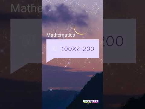 100X2=200 mathematics multiplication, ๐one hundred multiplied by two is equal to two hundred ๐