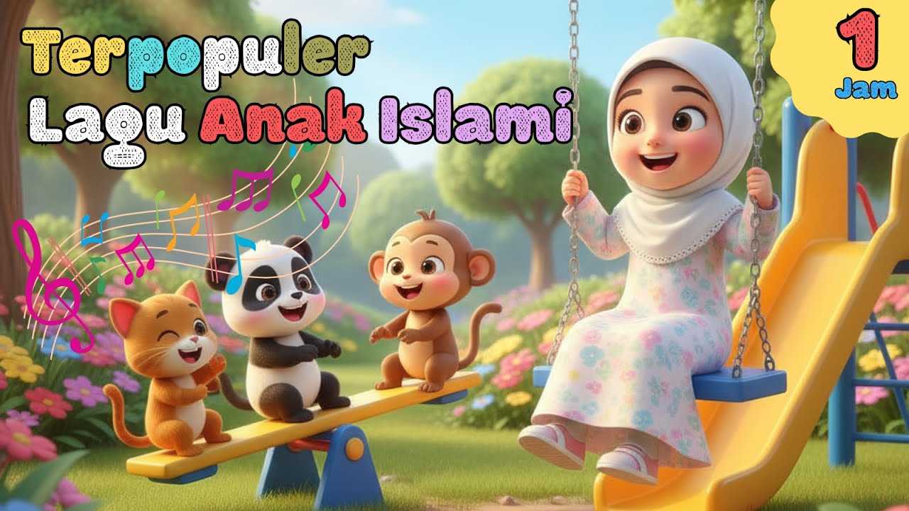 1 JAM LAGU ANAK ISLAMI - SHOLAWAT BADAR, ALIF BA TA TSA, ALLAHUL KAAFI,RUKUN ISLAM,RUKUN IMAN