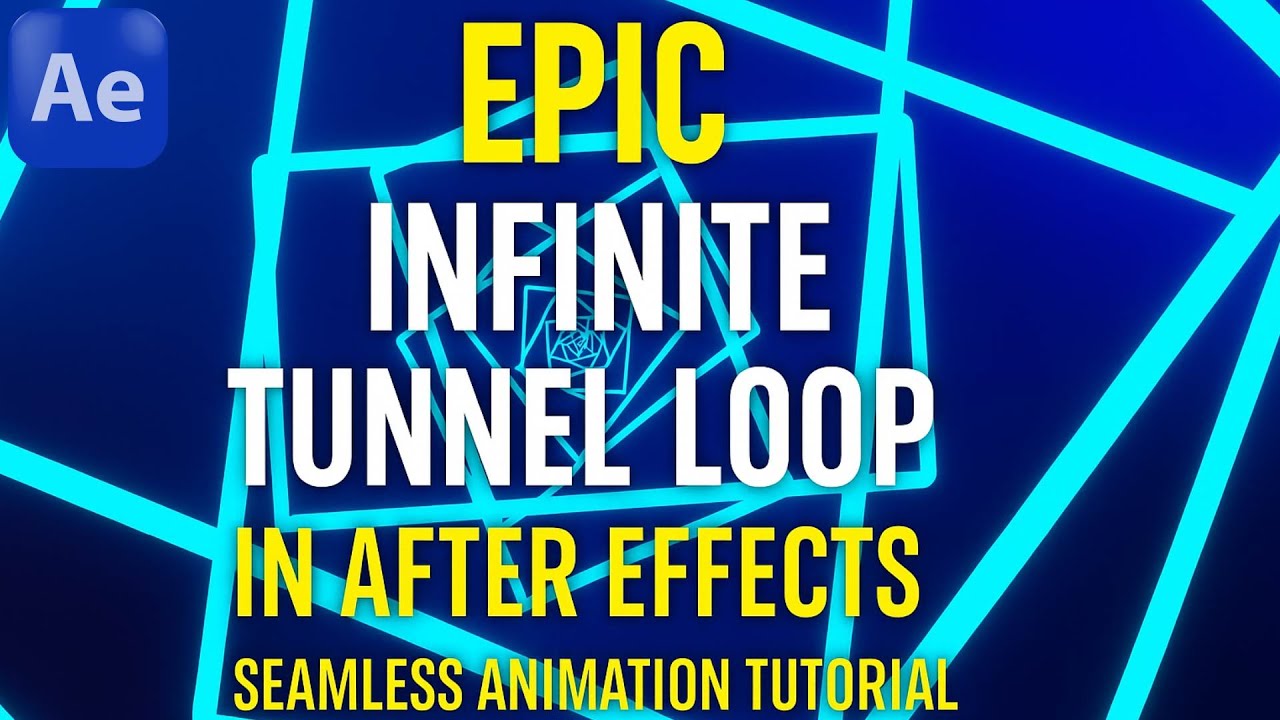 Epic Infinite Tunnel Loop in After Effects – Seamless Animation Tutorial