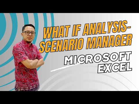Membuat perencaan dengan WHAT-IF ANALYSIS SCENARIO MANAGER Microsoft Excel | eBagus Learning