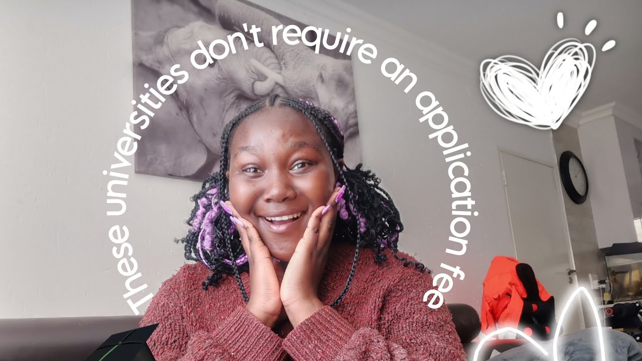 5 south African universities that require no application fee at all!!!