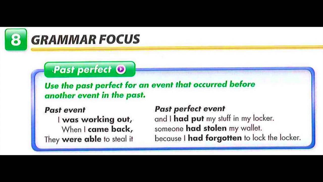 Level 3 - Unit 4 # 8 - grammar focus