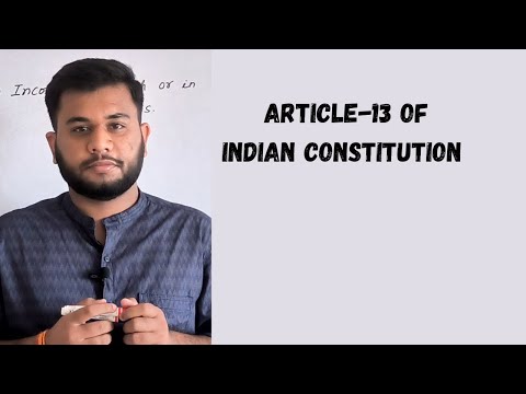 Article -13 of Indian Constitution