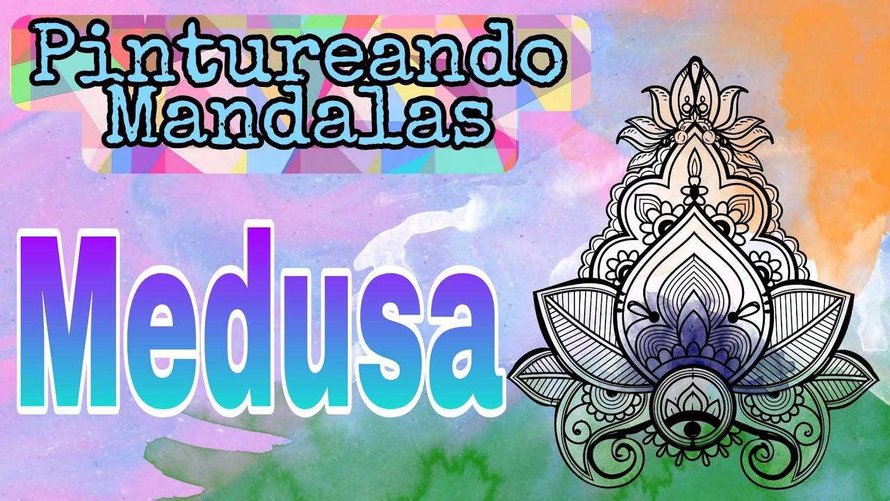 Pintureando Mandala medusa -El Rincón de Pintar-
