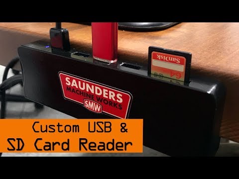 DIY, Rock Solid Desktop USB & SD Card Reader! - NYC CNC