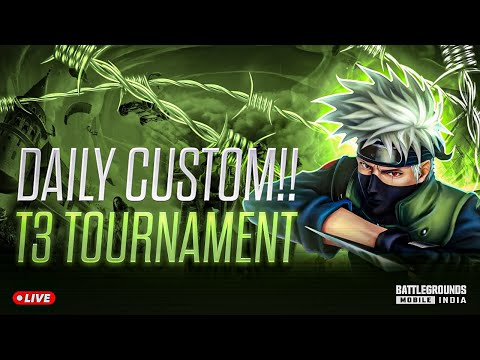 🔥 BGMI Live | FREE Rooms, UC Prize Giveaway FREE SCRIMS T2-T3: Custom Rooms for Subscribers!