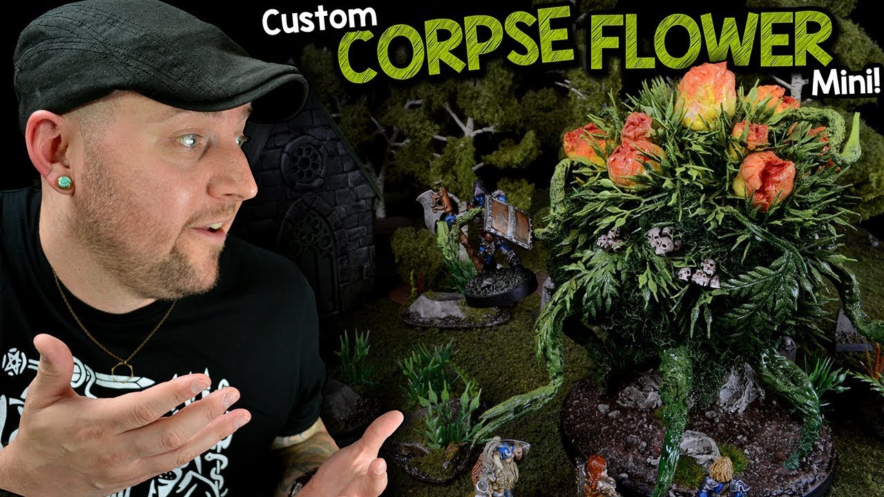Building a Custom Corpse Flower Miniature for Dungeons & Dragons