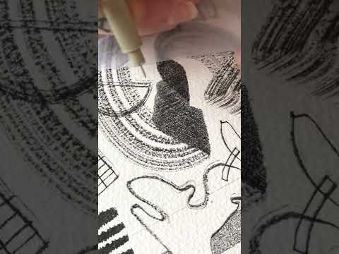 #youtubeshorts Voilà! Started something new, “Let’s Play” #shorts #art #ink #pen #stippling #fineart