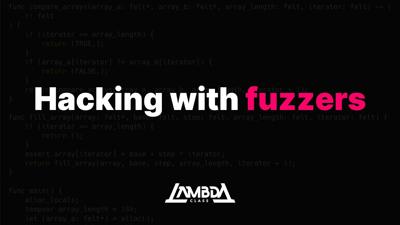 Hacking with fuzzers
