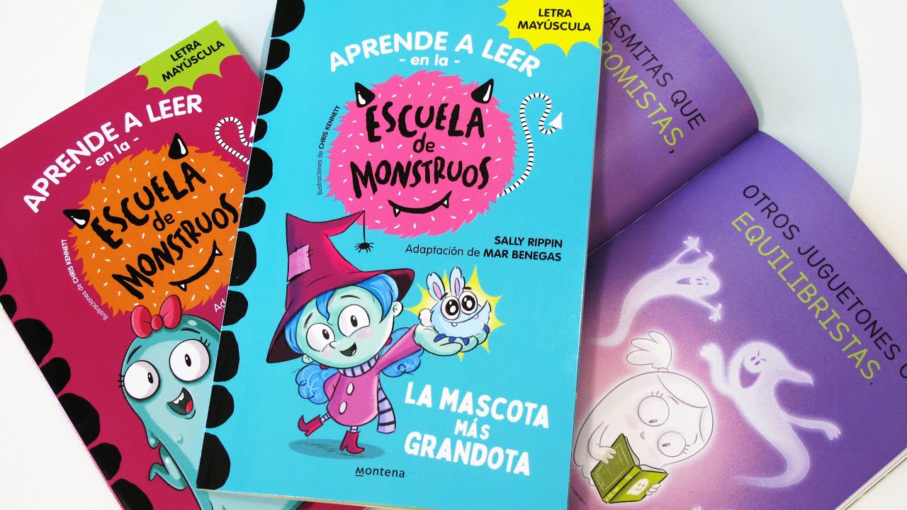 Aprender a leer con la colección de libros Escuela de Monstruos