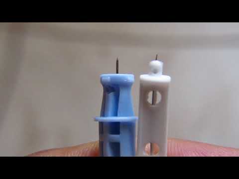 Worlds Smallest Lancet compared with Longer Lancet