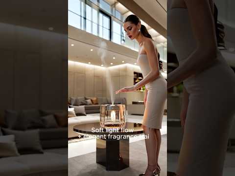 Luxury Smart Fragrance Diffuser. #LuxuryWellness #AIForBrands