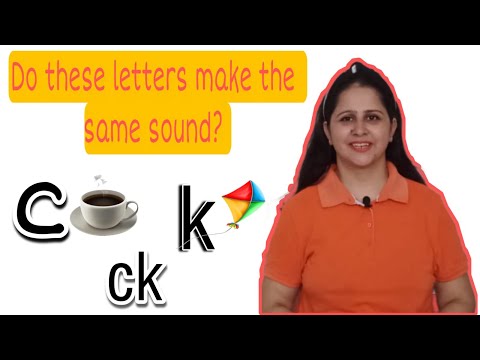 Reading words- Phonics letters c and k - letters ck