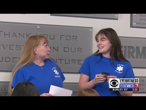 High school student awarded with CPR award for saving man's life