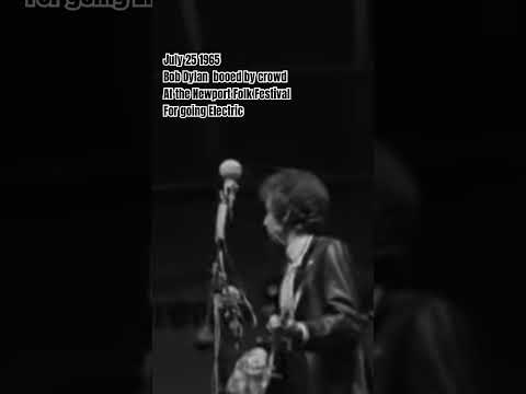 The 1965 Newport Folk Festival crowd HATED Bob Dylan for this..