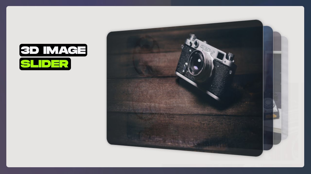 3D Automatic Image Slider Using Html, Css and Javascript